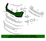 86510-R0010 - Bumper Cover 2022-2024 Kia Carnival | Kia.Parts Store