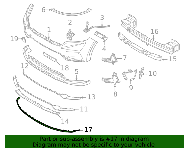 86591-R0000 - Valance 2022-2023 Kia Carnival | Kia.Parts Store