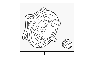 LR076692 - Hub & Bearing - 2005-2016 Land-Rover | Land Rover Lake Bluff