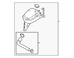 2021-2022 Hyundai Elantra Reservoir Assembly 25430-AA000 | OEM Parts Online