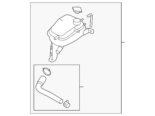 2021-2022 Hyundai Elantra Reservoir Assembly 25430-AA000 | OEM Parts Online