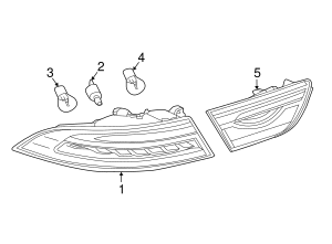 2017-2019 Jaguar XE Signal Bulb T4N13304 | JaguarParts.com