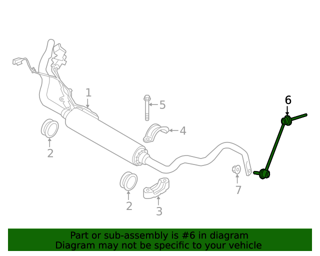 Genuine BMW 31-35-6-881-808 | Suspension Stabilizer Bar Link Kit | FREE ...