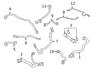 Genuine BMW 17-12-8-678-495 | Overflow Hose | FREE Shipping on Most ...