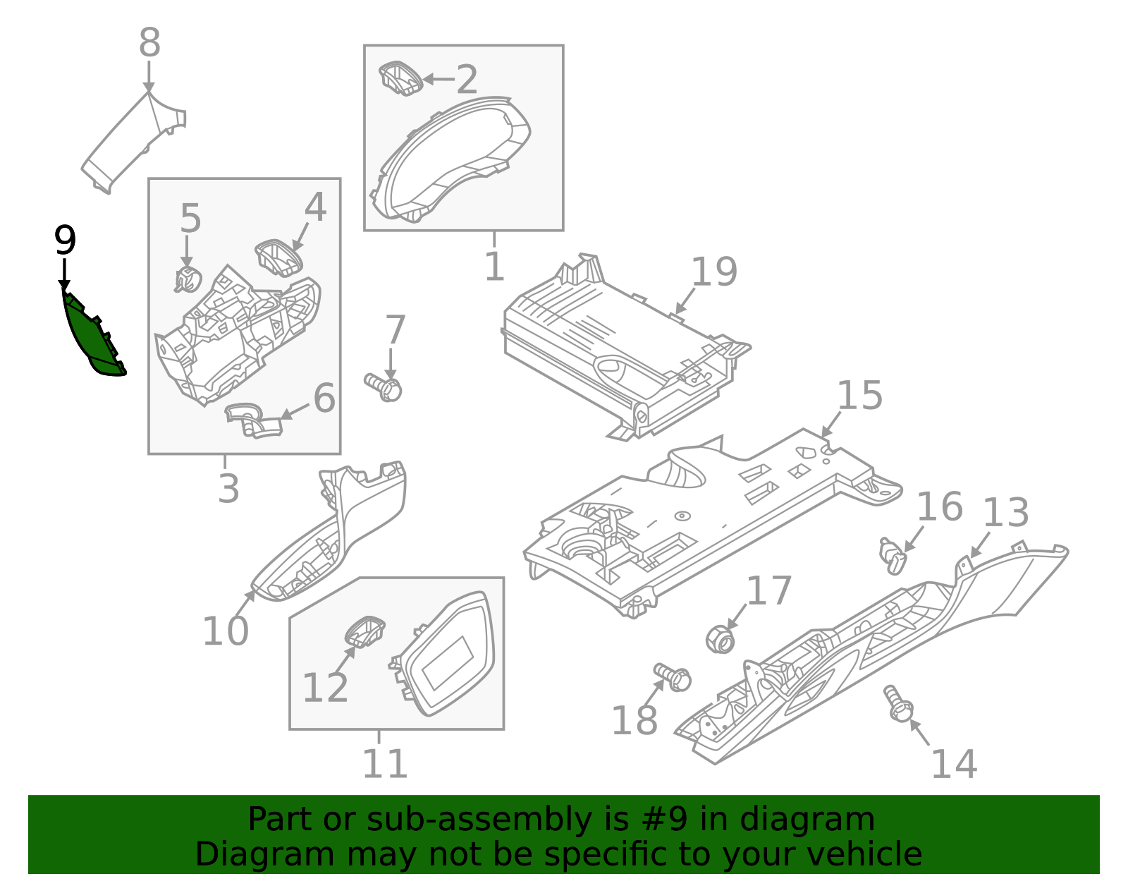 2019-2025 Audi Side Panel 4K1-858-341-6PS | Audi OEM Parts Guy