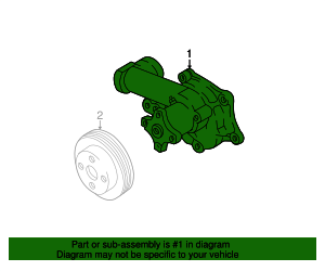 25100-38200 - Engine Water Pump 1999-2005 Hyundai | AutoNationParts.com