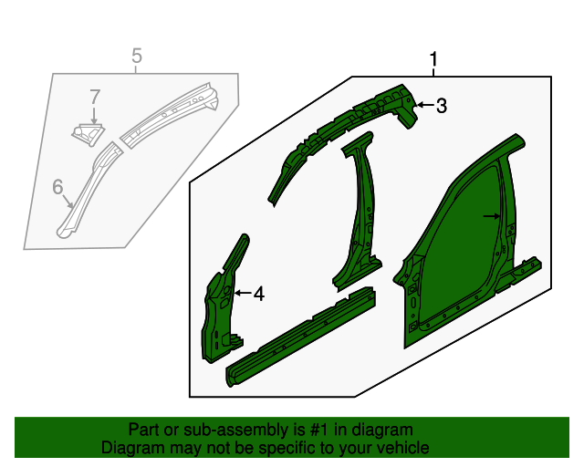 2016-2017 Infiniti QX50 Uniside Assembly G6030-5UBKA | Faulkner ...