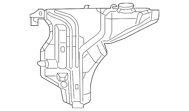 2008-2021 Mopar Washer Reservoir 68125524AA | TascaParts.com