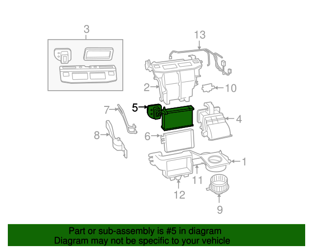 2008-2020 Mopar Evaporator Core 68029726AC | TascaParts.com