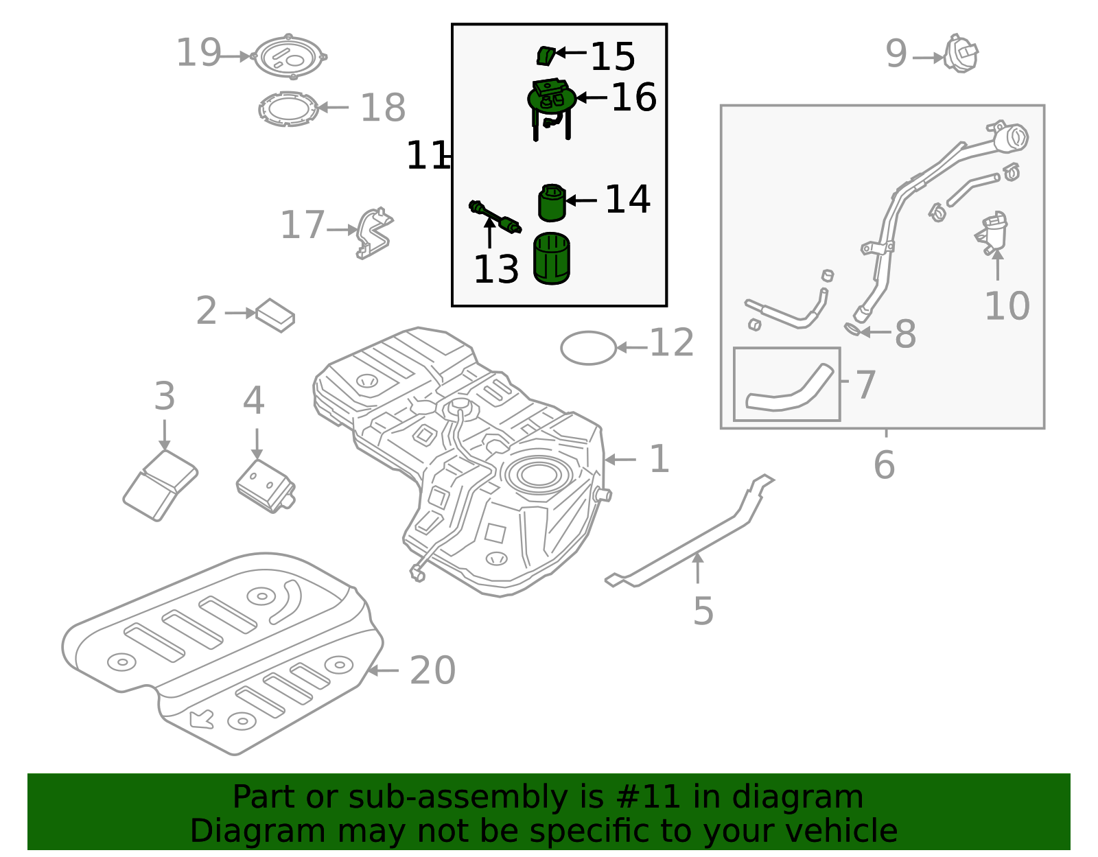 2021-2023 Hyundai Santa Fe Fuel Pump Assembly 31120-CL200 | Retail ...