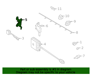 2478859005 - Distance Sensor Bracket 2020-2021 Mercedes-Benz GLB 250 ...