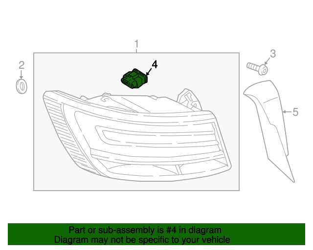 1K0-973-804 - Tail Lamp Assembly Connector 2017-2019 Audi A4 allroad ...