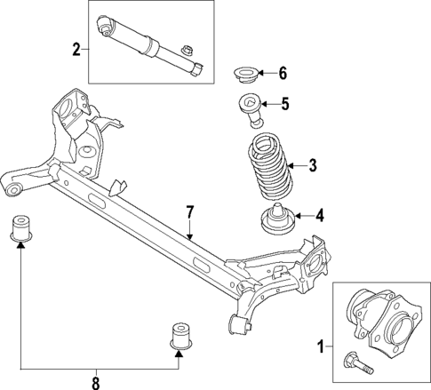 Rear Axle for 2020 Ford Transit Connect | Ford Parts Connect