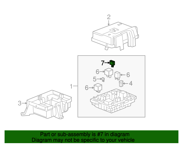 1998-2011 GM Circuit Breaker 12077863 GM | GMPartsDirect.com