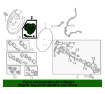 2013-2022 Mitsubishi Hub & Bearing Assembly 3785A063 | Mitsubishi Parts ...