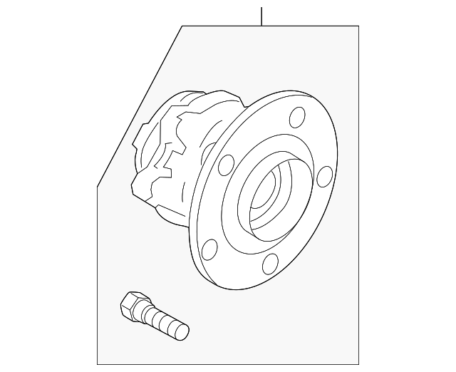 3785A063 - Hub & Bearing Assembly 2013-2022 Mitsubishi | Mitsubishi ...
