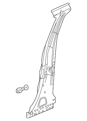 2018-2024 GM Center Pillar Reinforced 84829145 GM | GMPartsDirect.com