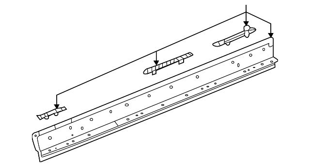 2018-2024 GM Passenger Side Rocker Outer Panel Reinforcement 84296143 ...