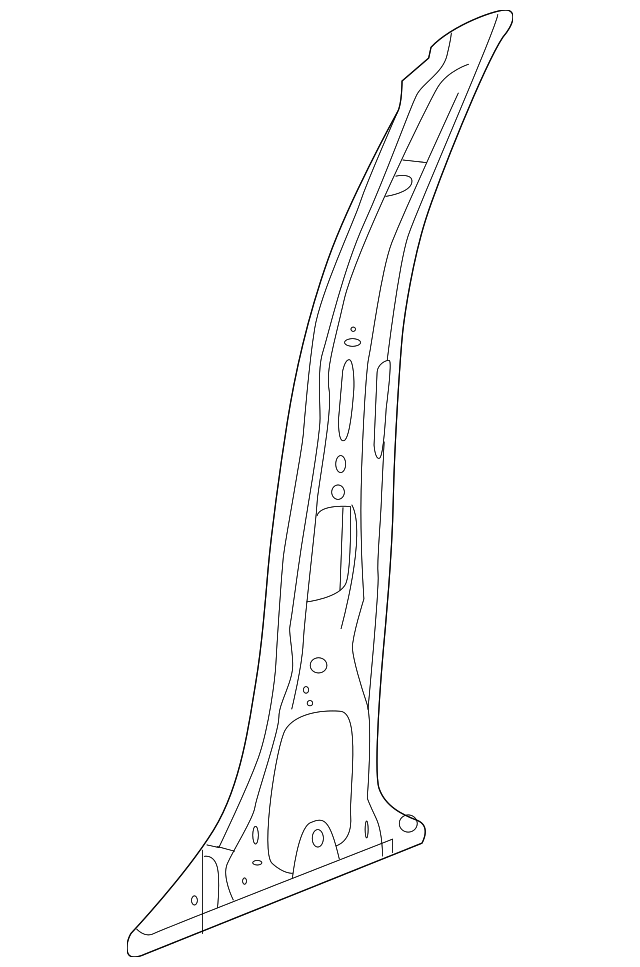 2018-2024 GM Passenger Side Center Pillar Inner Panel 84078123 GM ...