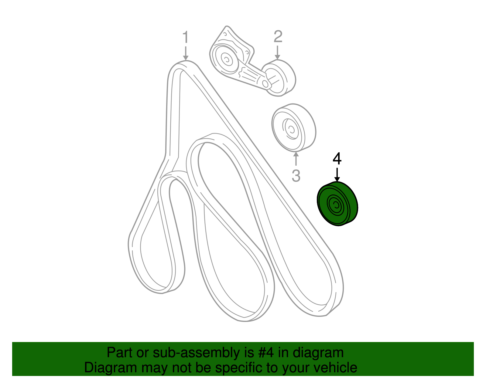 2002-2010 Ford Pulley 1L2Z-6C348-AA | OEM Parts Online