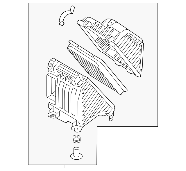2013-2019 Hyundai Air Cleaner Assembly 28110-B8100 | OEM Parts Online