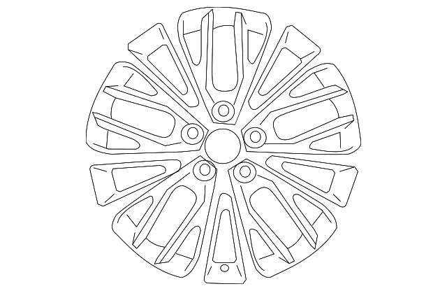 42611-06F70 - Wheel Alloy Black 18 Inch - 2018-2021 Toyota Camry ...