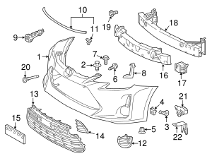51960-52050 - Tow Hook - 2014-2016 Scion tC | OEM Genuine Toyota Parts