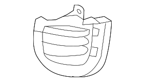 2014-2016 Scion tC Lamp Cover 52437-21040 | Toyota Parts Center