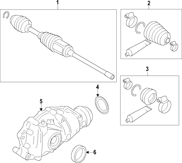 31608657291 - 2020 BMW 740i xDrive Axle Assembly (31-60-8-657-291 ...