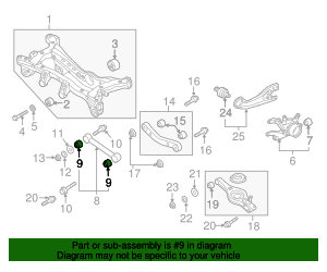 2010-2013 Hyundai Tucson Lateral Arm Bushing 55253-2S100 | Hyundai OEM ...