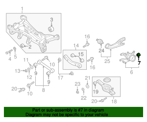 Genuine OEM Suspension Knuckle Bushing Part# 55215-2S300 Fits 2014-2015 ...