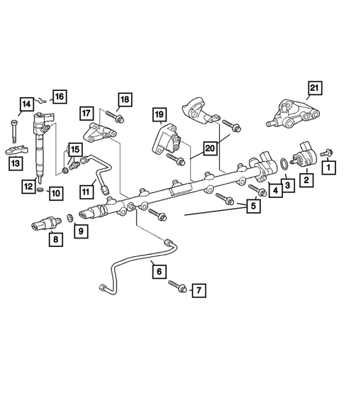 Fuel Rail for 2003 Dodge Sprinter 2500 | My Mopar Parts