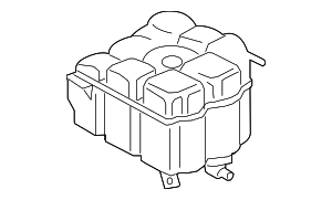 2011-2017 Volkswagen Touareg Expansion Tank 7P0-121-407-B | VW Direct Parts