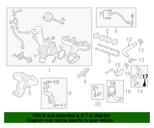2011-2021 GM Engine Oil Cooler Pipe Seal 55568540 GM | GMPartsDirect.com