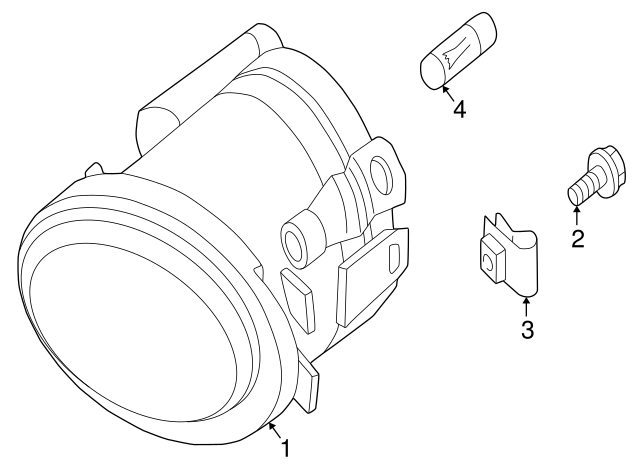 63177894017 - Fog Lamp Assembly - 2001-2006 BMW | BMW OEM Parts Store