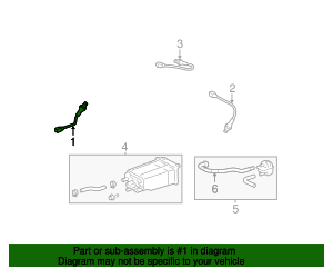 2004-2009 Toyota Oxygen Sensor 89467-71020 | Toyota Parts Center