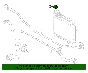 Genuine BMW 17-11-8-694-657 | Auxiliary Radiator Mount | FREE Shipping ...