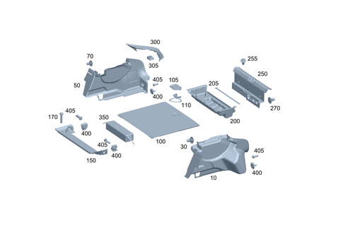 Trunk Lining for 2023 Mercedes-Benz EQE 350+ | MB Parts Express