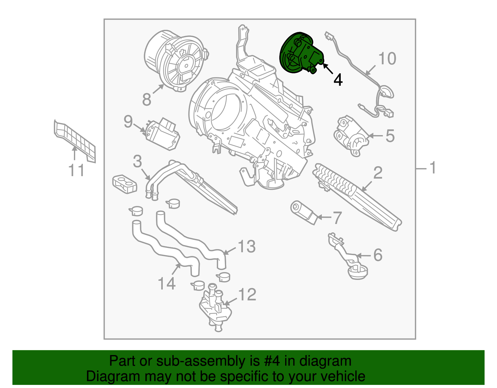 87106-0C120 - HVAC Blend Door Actuator 2008-2022 Toyota | Longo Toyota ...