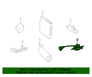 2018-2024 Toyota Trunk Switch 84945-06020 | Lithia Toyota Parts