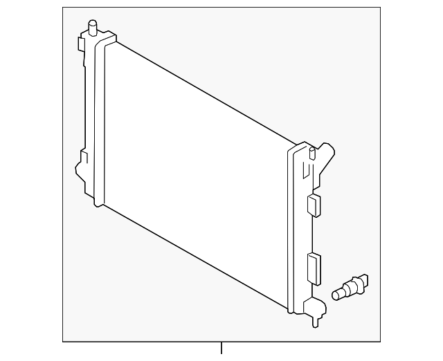 25310-1R010 - Radiator Assembly 2012-2017 Kia Rio | Kia.Parts Store
