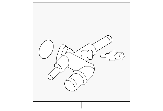 25600-2B600 - Engine Coolant Water Outlet Housing Kit 2012-2019 Kia ...