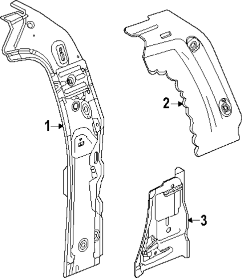 Lock Pillar for 2025 Chevrolet Colorado | GMPartsDirect.com