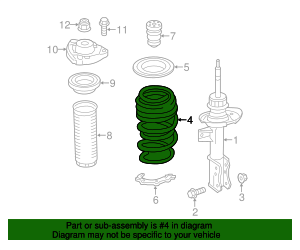 242-321-04-04 - Coil Spring 2015-2020 Mercedes-Benz | AutoNationParts.com