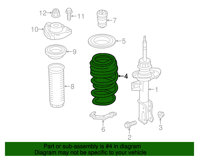 242-321-04-04 - Coil Spring 2015-2020 Mercedes-Benz | AutoNationParts.com