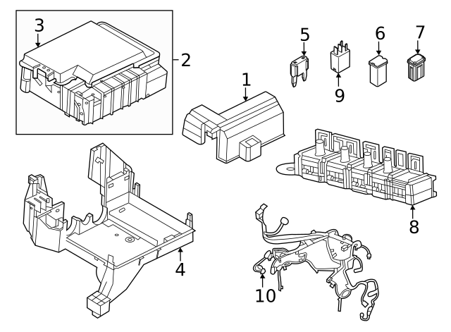 Genuine OEM Ford Part - Maxi Fuse MU5Z-14526-C | Genuine OEM Ford Parts ...