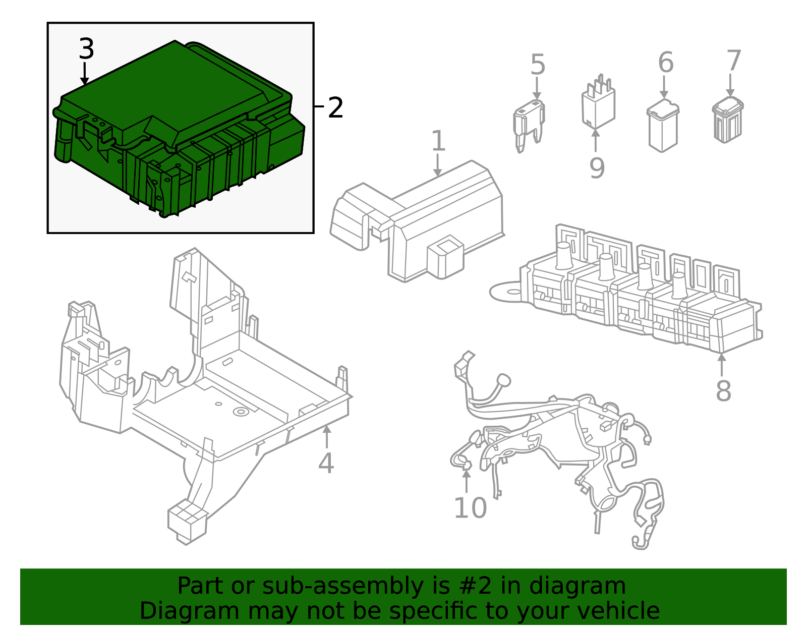 ML3Z-14A068-E - Junction Block 2021-2023 Ford F-150 | Big 3 Auto Parts