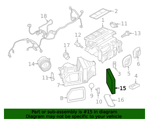 9P1-819-631 - Filter 2012-2025 Porsche | Delaware Porsche Parts