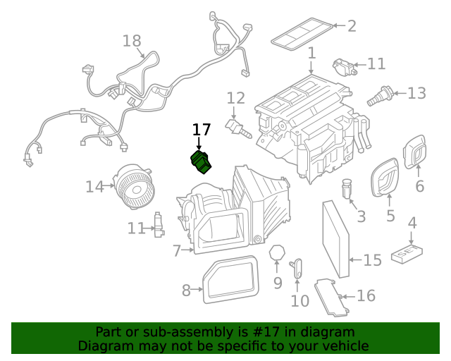 991-624-423-01 - HVAC Control Module 2012-2024 Porsche ...