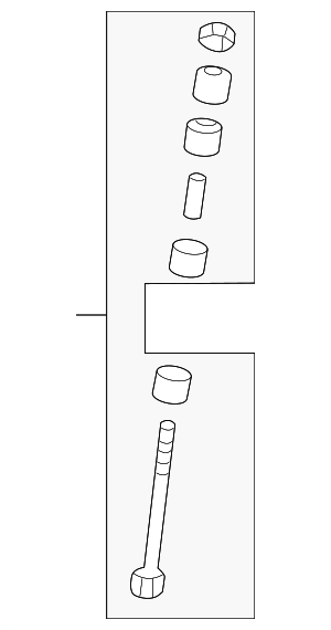 1997-2007 Mitsubishi Stabilizer Link 4056A161 | Auto Parts